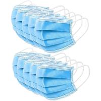 China Melt Blown Fabric 3 Ply Disposable Face Mask Health Protection Virus Shut Out for sale