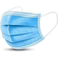 China Medical Disposable 3 Ply Non Woven Face Mask Soft With CE FDA MSDS Approval for sale
