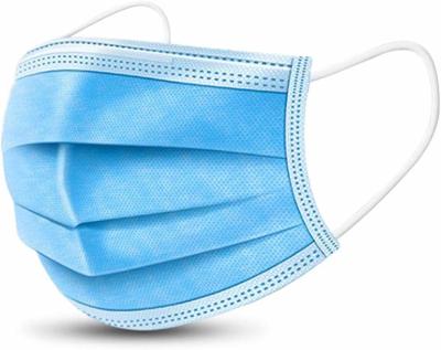 China 3Ply Earloop Face Mouth Mask China Suppliers FDA Disposable Medical facial mask for sale