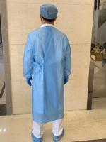 China Long Sleeves Protective Disposable Surgical Gowns , Non Woven Surgical Gown for sale