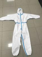 China Anti Dust Uniforms Disposable Protective Gowns Non Porous Ventilation Block Infeetion for sale