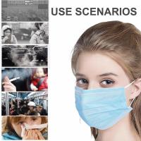 China FDA CE Qualified Disposable Medical Surgical Mask 3 Ply Medical Materials for sale