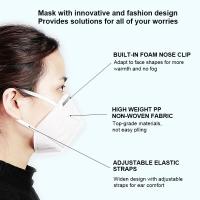 China Ffp2 Kn95 Antivirus Disposable Dust Face Mask 5 Layers Medical Materials for sale