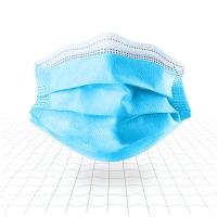China Adjustable Nose Piece Disposable Face Mask , Non Woven Surgical Mask Customized for sale