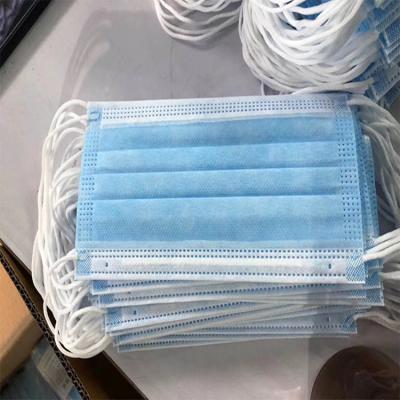 China Multi - Layered Non Woven Surgical Mask , Face Mask Surgical Disposable 3 Ply for sale