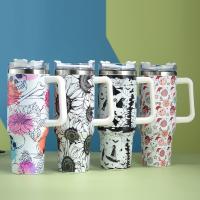 China Business Gifts 40oz Custom Stanley Stainless Steel Travel Mug Tumbler with Handle in Any Color for sale