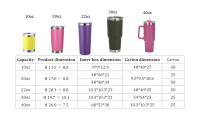 China Hot and Cold Beverages Durable Spill Proof Stainless Steel Tumbler Mug with Handle for sale