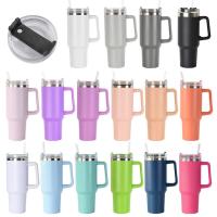 China Travel Mugs 40oz Double Wall Insulated Stainless Steel Tumbler Flask for Hot Cold Drinks for sale