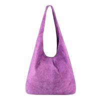 China Genuine Suede Leather Shoulder Handbags Italian Leather for Superior Craftsmanship for sale
