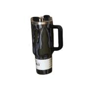 China Sustainable 40oz Leopard Print Camouflage Straw Cup Tumbler for Hot and Cold Drinks for sale