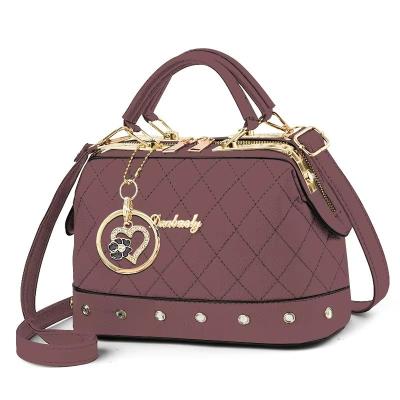 China Motion Detection CANDY Pattern Vintage Chain Crossbody Small Flap Handbags for Women PU Leather for sale
