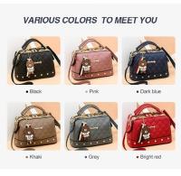 China Motion Detection CANDY Pattern Vintage Chain Crossbody Small Flap Handbags for Women PU Leather for sale