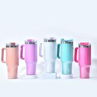 China Custom Logo Water Bottle 40oz Stainless Steel Insulated Travel Mug for Camping for sale