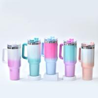 China Custom Logo Water Bottle 40oz Stainless Steel Insulated Travel Mug for Camping for sale