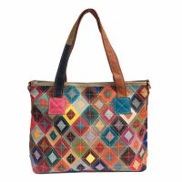 China Custom Women's Handbags Tote Bags Designer Vintage Leather Bag for Bohemian Style for sale