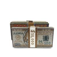 China Waterproof Dollar Lock Money Clutch Elegant Ladies Wedding Handbags by Fashion Designer for sale