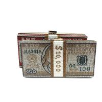China Waterproof Dollar Lock Money Clutch Elegant Ladies Wedding Handbags by Fashion Designer for sale