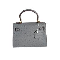 China Customized Color 22CM Mini Ostrich Kellyyy End Large Shoulder Bag for Women Ladies Handbag for sale