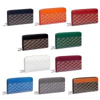 China 12 Card Slots Real Leather Zipper Wallet with Solar Panel and Long Key Pouch Coin Purse for sale