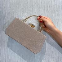 China Vintage Style Hasp Women Handbag adorned with Designer Highlight Sequins Leather Trend for sale
