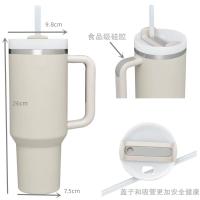 China 40oz Double Wall Stainless Steel Stan Car Metal Travel Coffee Mug Tumbler with Handle for sale