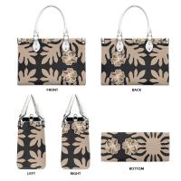 China Hawaiian PU Leather Business Handbags with Customized Color and Vintage Crossbody Bag for sale