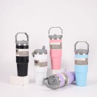China Straw Custom Stainless Steel 30oz Insulated Thermos Cup for Keeping Drinks Cold and Hot for sale