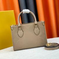 China Slip-On Closure Ladies Handbag with GENUINE LEATHER and Robust Hard Leather Design for sale