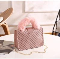 China L Square Mini Bag Of Winter Lamb Wool And PU Messenger Bag For Fashionable Hand Bag for sale