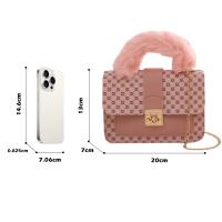 China L Square Mini Bag Of Winter Lamb Wool And PU Messenger Bag For Fashionable Hand Bag for sale
