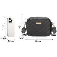 China 2024 CHIEN Fashion Small Classic PU Adjustable Crossbody Bag Waterproof OEM Custom Ladies Shoulder Handbag for sale