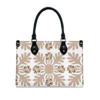 China All Seasons Black and White Polynesian Luxury Ladies Shoulder Bag Main Material PVC for sale