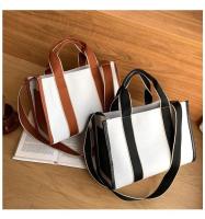 China Trend Canvas Bag Ladies Fashion Shoulder Handbag Large Capacity Women's Single Shoulder Bag for sale