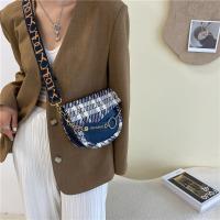 China 2 Colors Long Strip PU Ladies Bags Luxury Bags Women Handbags Trends Latest Elegant for sale