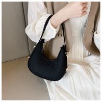 China Main Material Felt 2023 Alligator-Pattern PU Leather Crossbody Hobo Bag for Women for sale