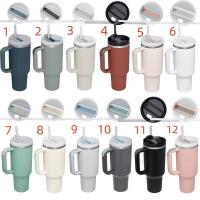 China 2.0 Beauchy Custom 40oz Stainless Steel Vacuum Insulated Travel Mug with Straw With Cap for sale