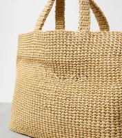 China Ladies Bags Leather Handbags Handmade Eco-Friendly Beach Raffia Bags Embroidery Paper for sale