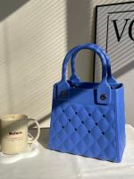 China Customized Size Waterproof Jelly Silicone Beach Bag Lady's Purse for Women's Shopping for sale