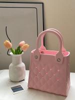 China Customized Size Waterproof Jelly Silicone Beach Bag Lady's Purse for Women's Shopping for sale