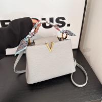 China Women's Suitcase CANDY Pattern PU Leather Shoulder Bag for Durable and Stylish Travel for sale