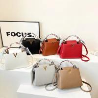 China Women's Suitcase CANDY Pattern PU Leather Shoulder Bag for Durable and Stylish Travel for sale