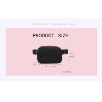 China Luxury Plush Crossbody Fanny Pack Purses Fashionable Hand Bag Letter Pattern Type for sale