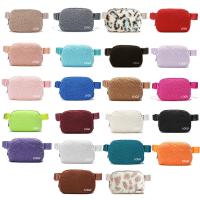 China Luxury Plush Crossbody Fanny Pack Purses Fashionable Hand Bag Letter Pattern Type for sale