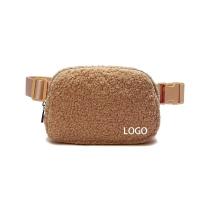 China Luxury Plush Crossbody Fanny Pack Purses Fashionable Hand Bag Letter Pattern Type for sale