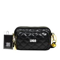 China Summer Diamond Multi-Pocket Shoulder Bag with Motion Detection and High Capacity for sale