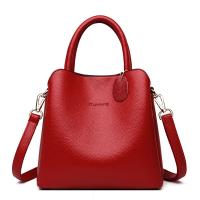 China Medium Size Women's Leather Handbag Designer Shoulder Bag with Geometric Pattern for sale