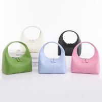 China Horizontal Square Classic Candy Color PU Leather Hobo Bag for Women's Chic Style for sale