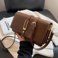 China PU Leather Shoulder Bag For Women Fashionable Dress Style Two Straps Waterproof for sale