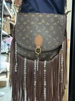 China Real Leather Bags With Tassels Handba Fashionable LL Set With Nylon Lining for sale