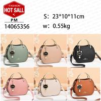 China Trendy Single Shoulder Women's Handbag with Cat Pendant and Zipper Closure for sale